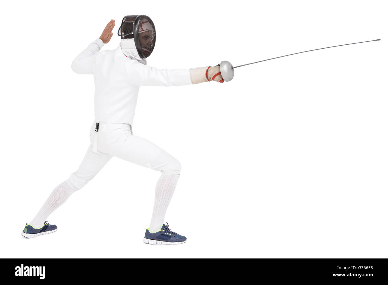 Fencing attack hi-res stock photography and images - Alamy
