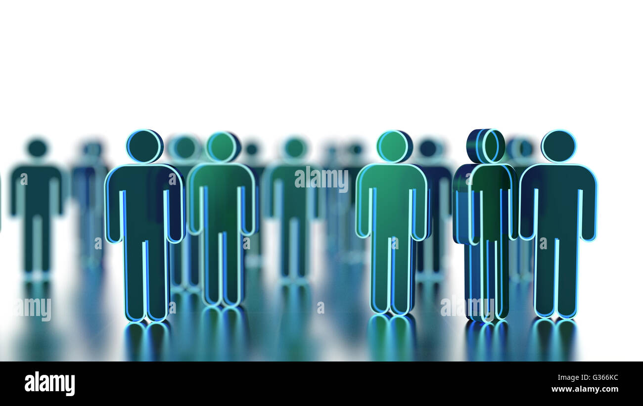 Business teamwork blue icon hi-res stock photography and images - Alamy
