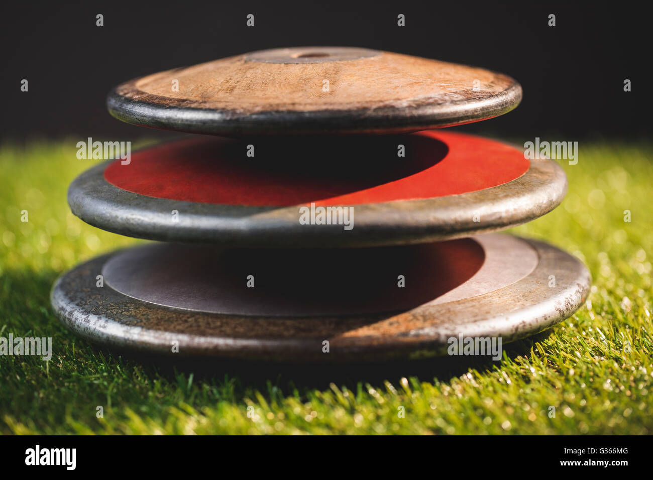 Close up of discuses Stock Photo - Alamy