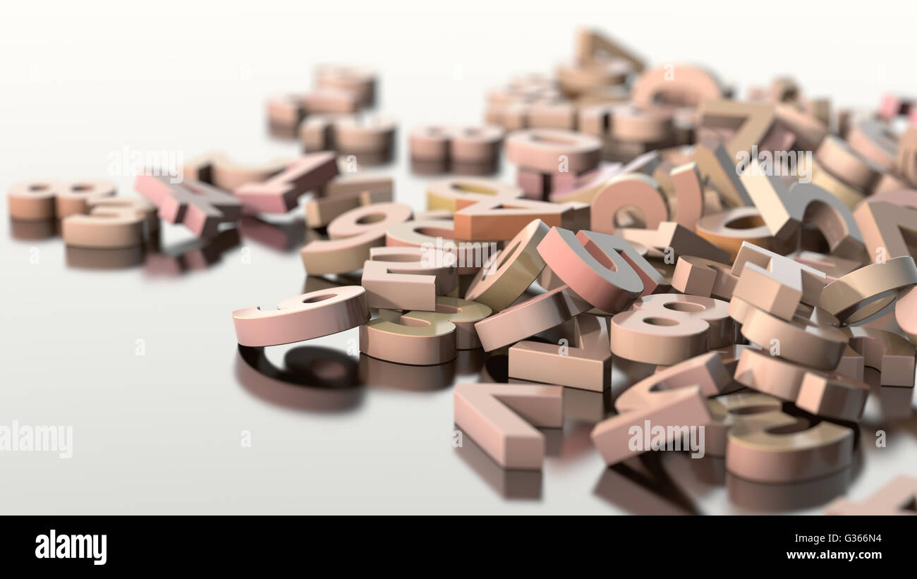 Numbers falling hi-res stock photography and images - Alamy