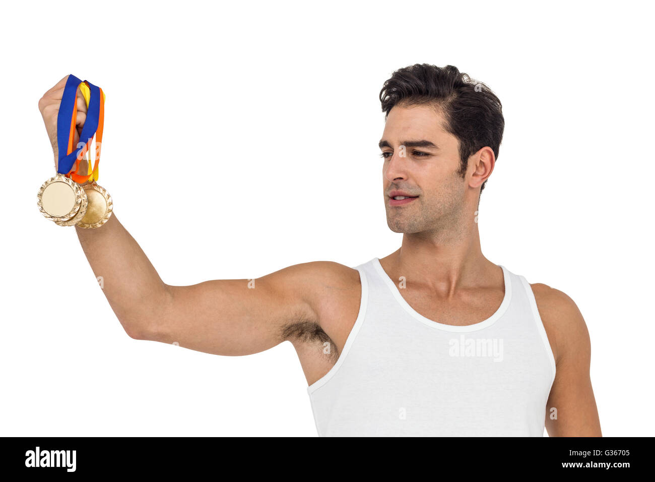 Gold medals olympics hi-res stock photography and images - Alamy