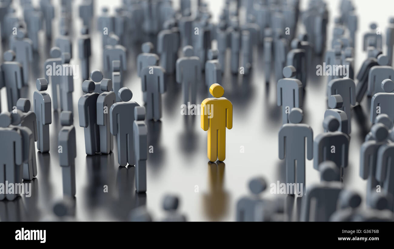 Man from crowd hi-res stock photography and images - Alamy