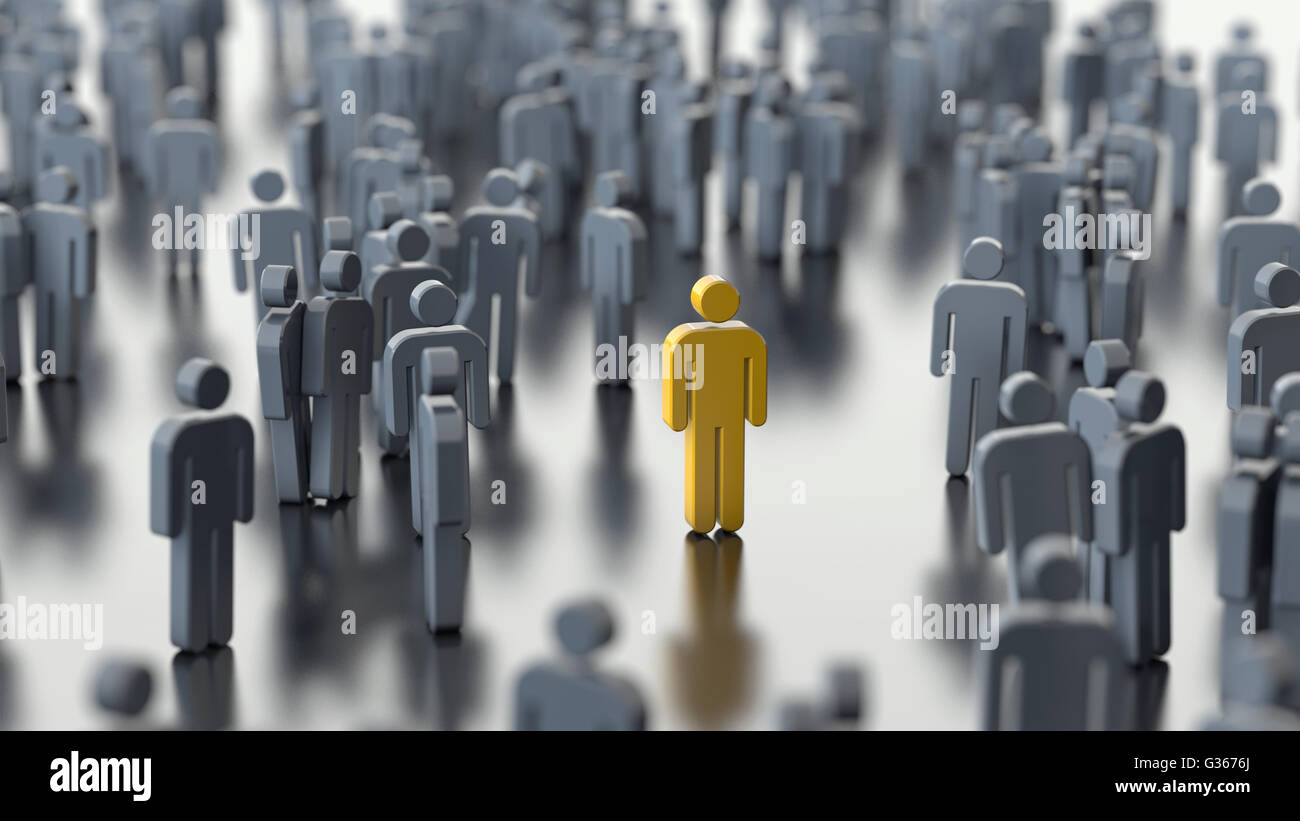Man from crowd hi-res stock photography and images - Alamy