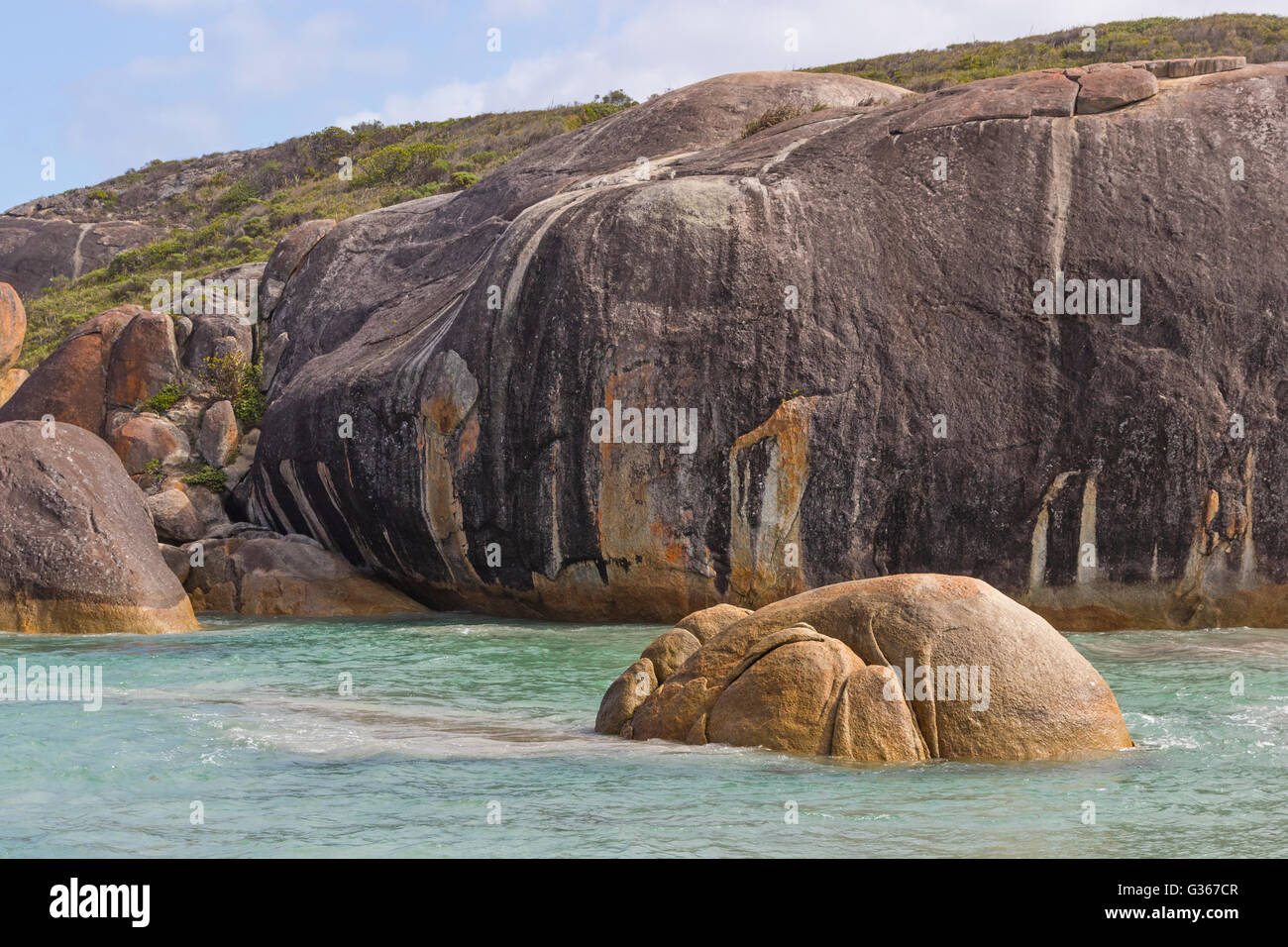 Elephant Rocks in William Bay National Park, near the town of Denmark ...