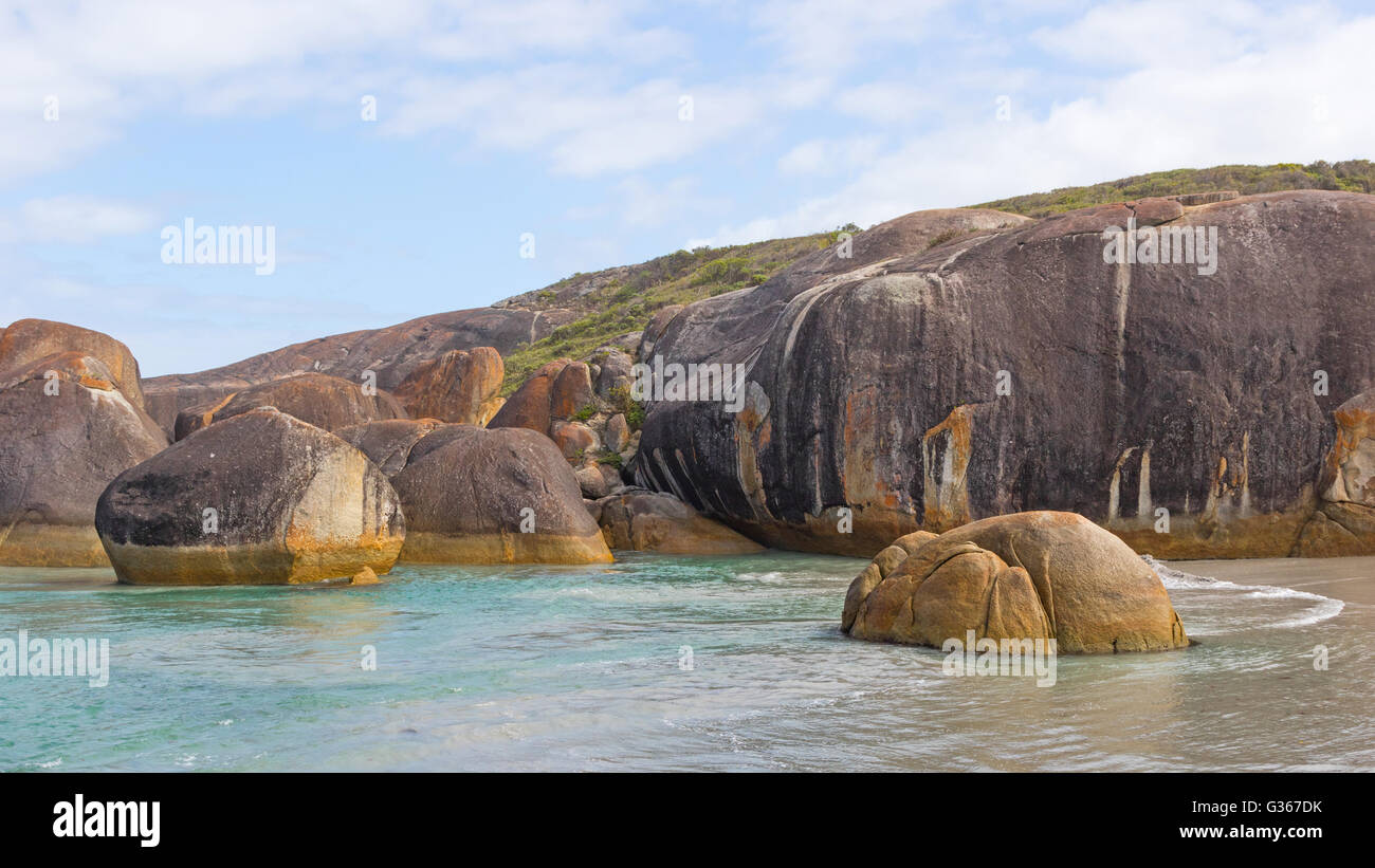 Elephant Rocks in William Bay National Park, near the town of Denmark ...