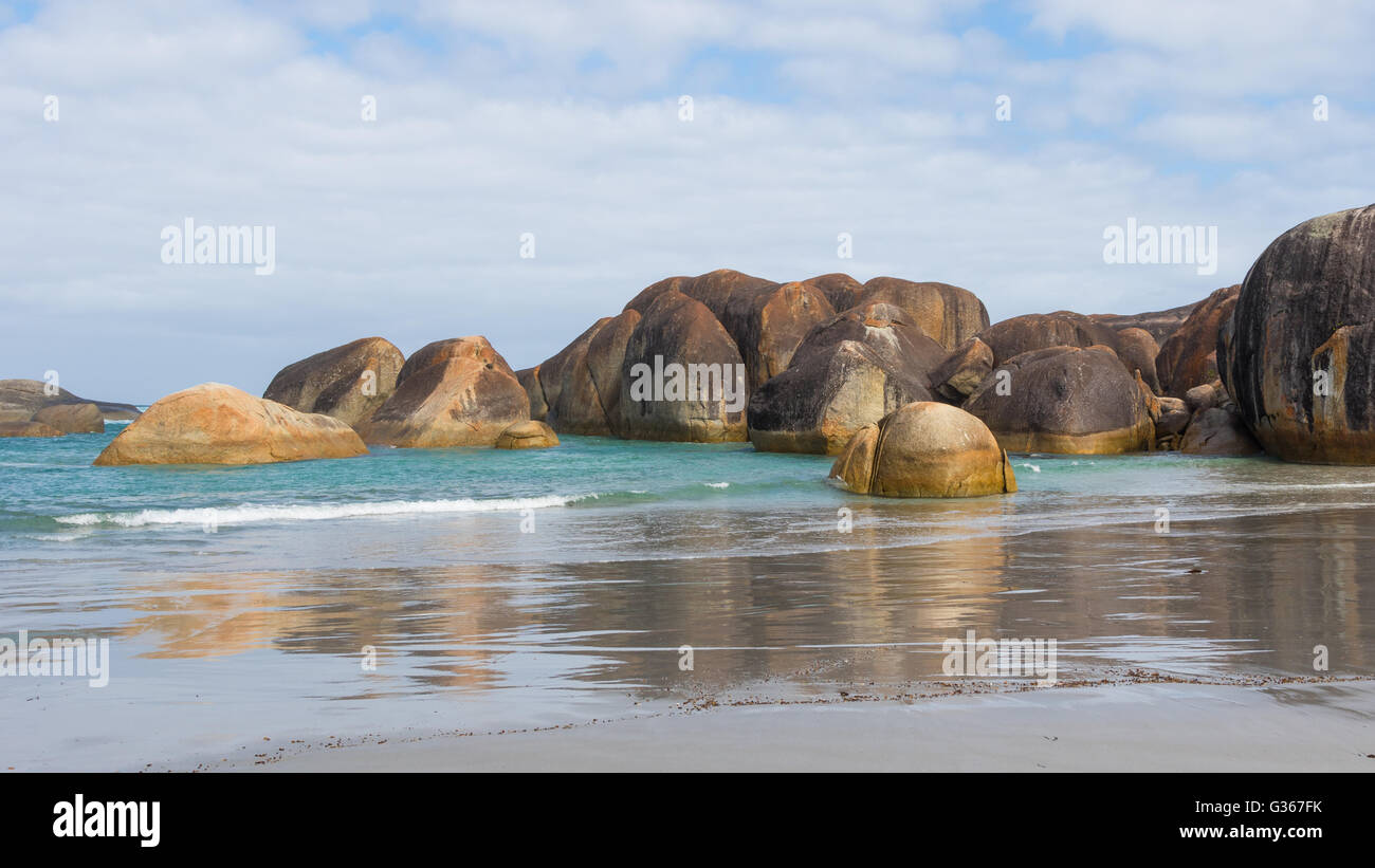 Elephant Rocks in William Bay National Park, near the town of Denmark ...