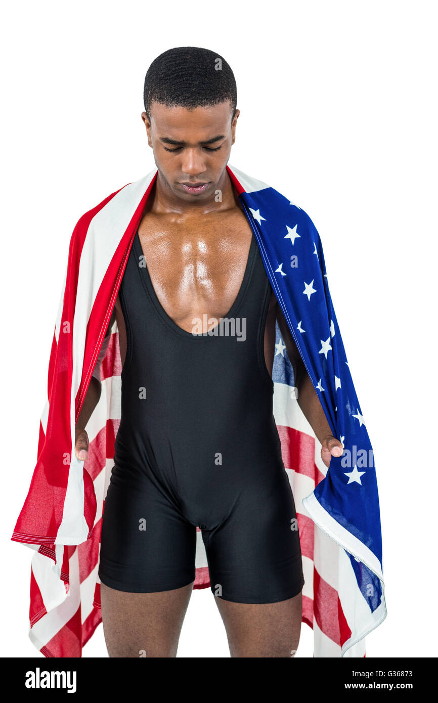 Patriotic pose Cut Out Stock Images & Pictures - Alamy