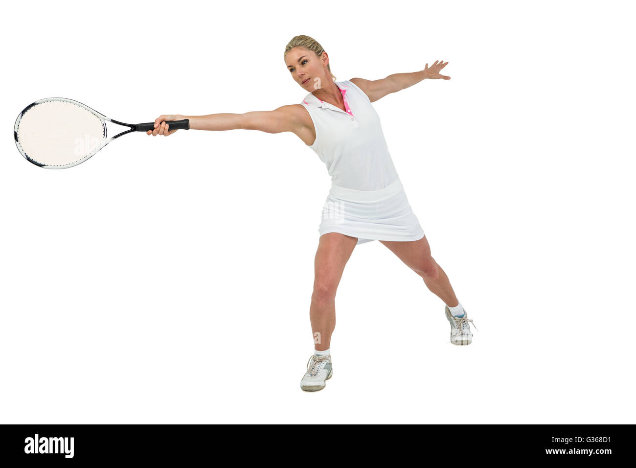 Focused tennis player Cut Out Stock Images & Pictures - Alamy