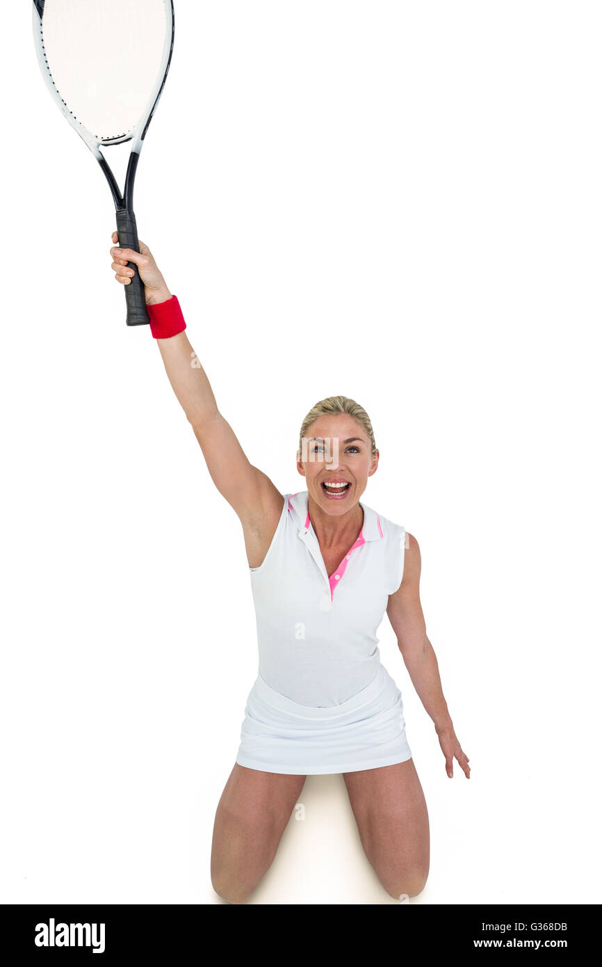 Celebrating pose hi-res stock photography and images - Alamy