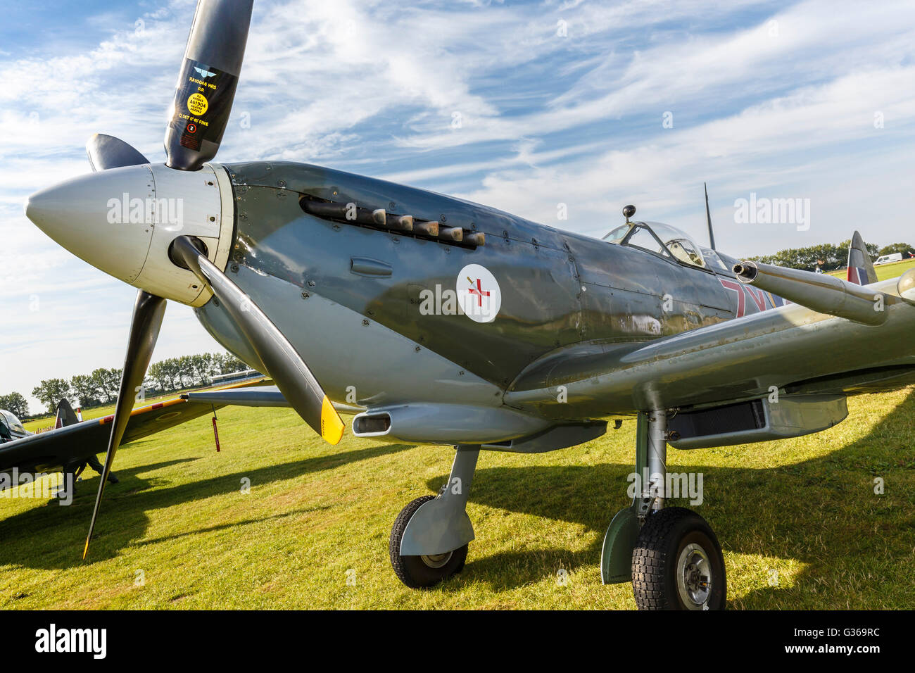 1944 Supermarine Spitfire VIIIc, MV154, on display at the 2015 Goodwood ...