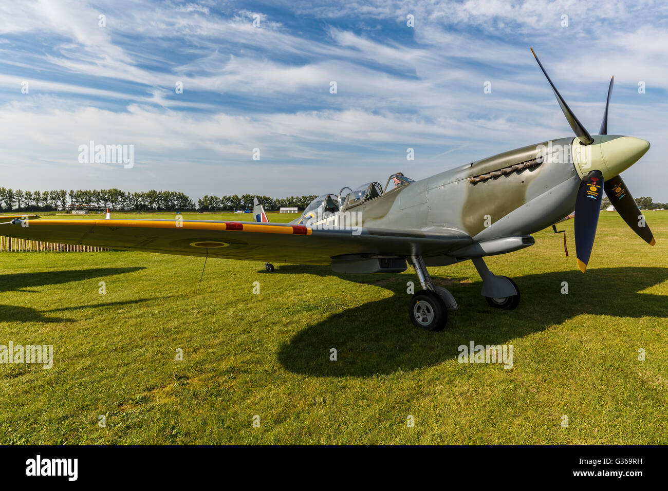 1944 Supermarine Spitfire TR 9, PV202, originally a single seater ...