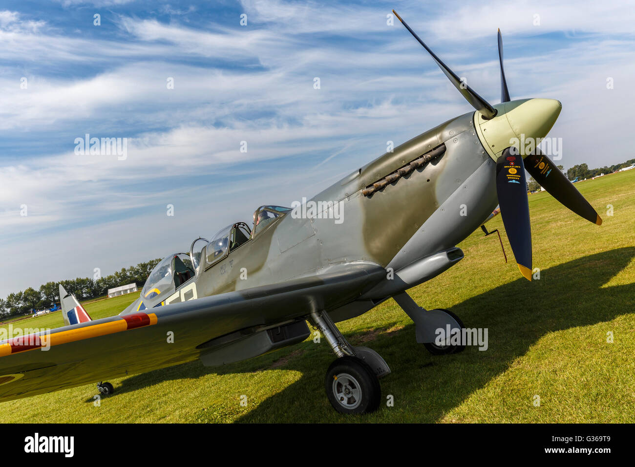 1944 Supermarine Spitfire TR 9, PV202, originally a single seater ...