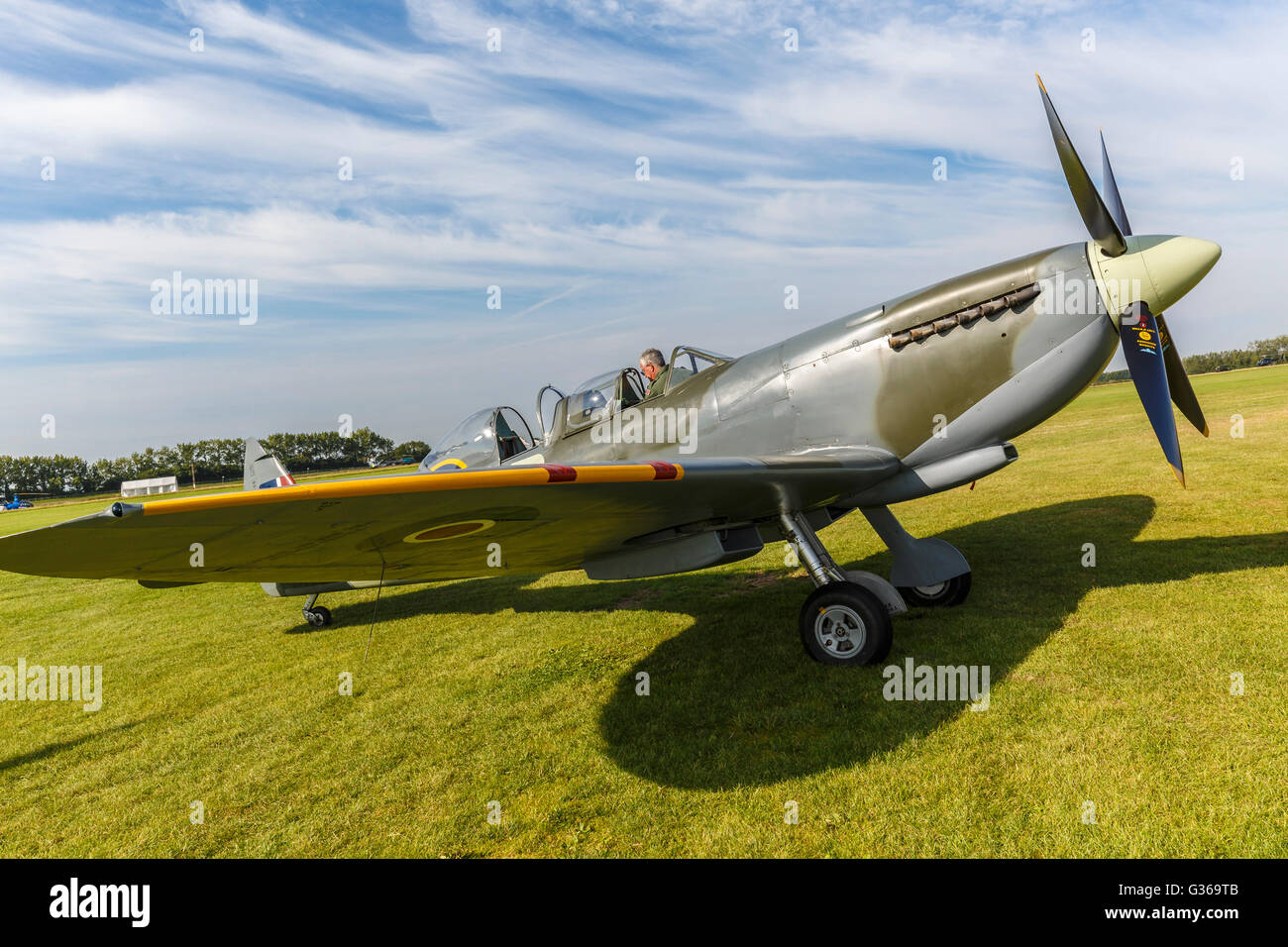 1944 Supermarine Spitfire TR 9, PV202, originally a single seater ...