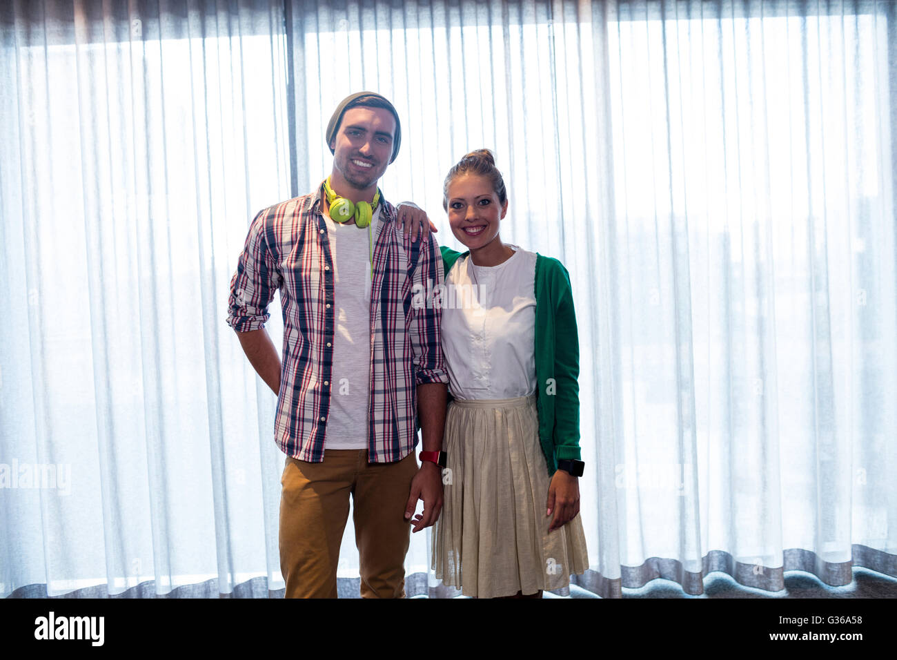 Friendly coworkers hi-res stock photography and images - Alamy