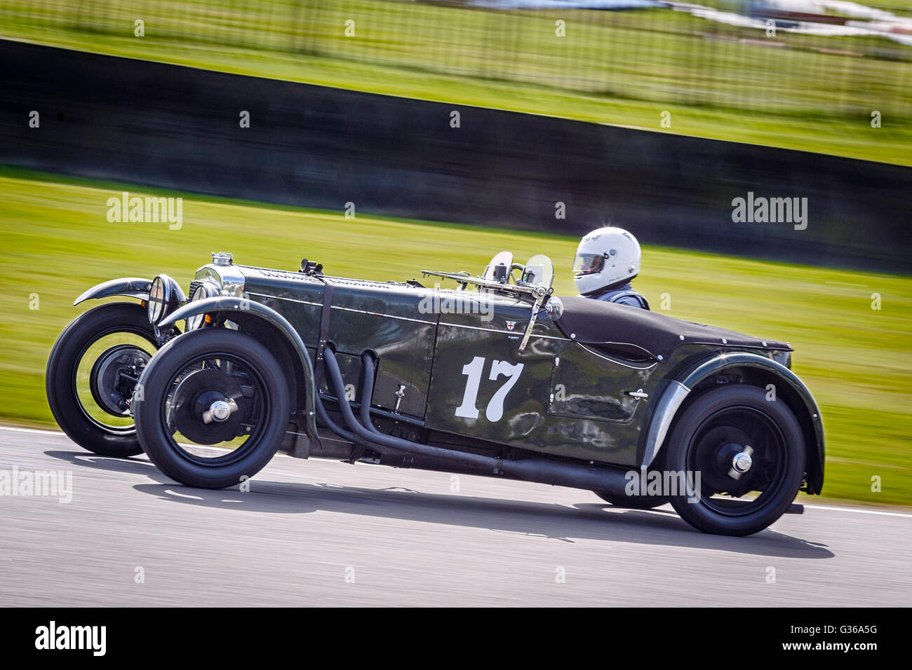 1930 Frazer Nash TT Replica with driver Martin Hunt during the ...