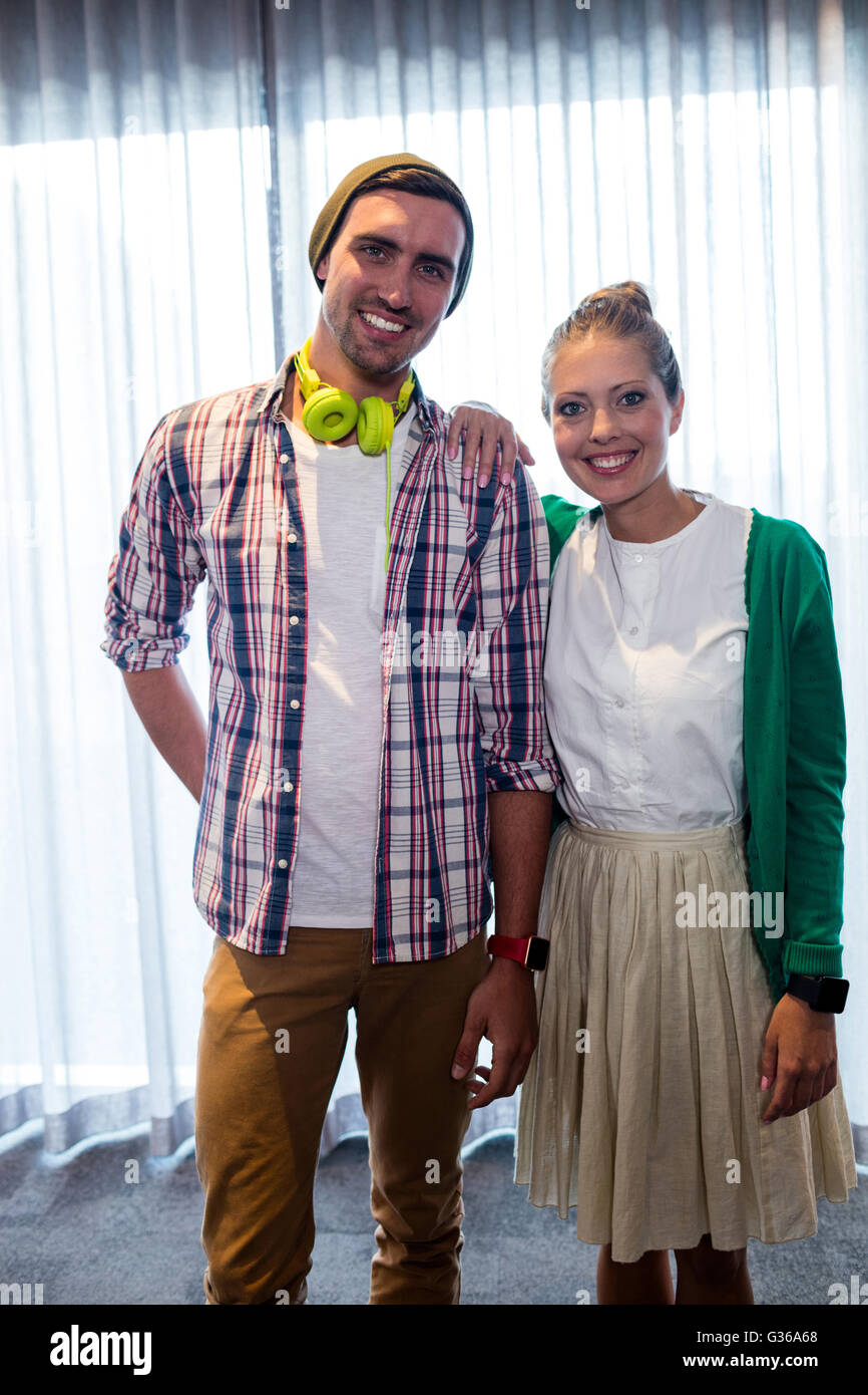 Friendly coworkers hi-res stock photography and images - Alamy