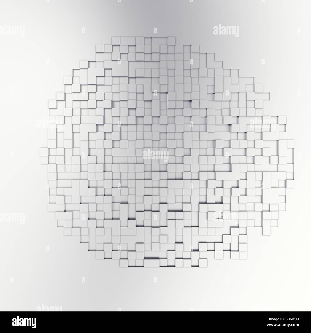 Rectangular cubes abstract bacgkround. 3d illustration Stock Photo - Alamy