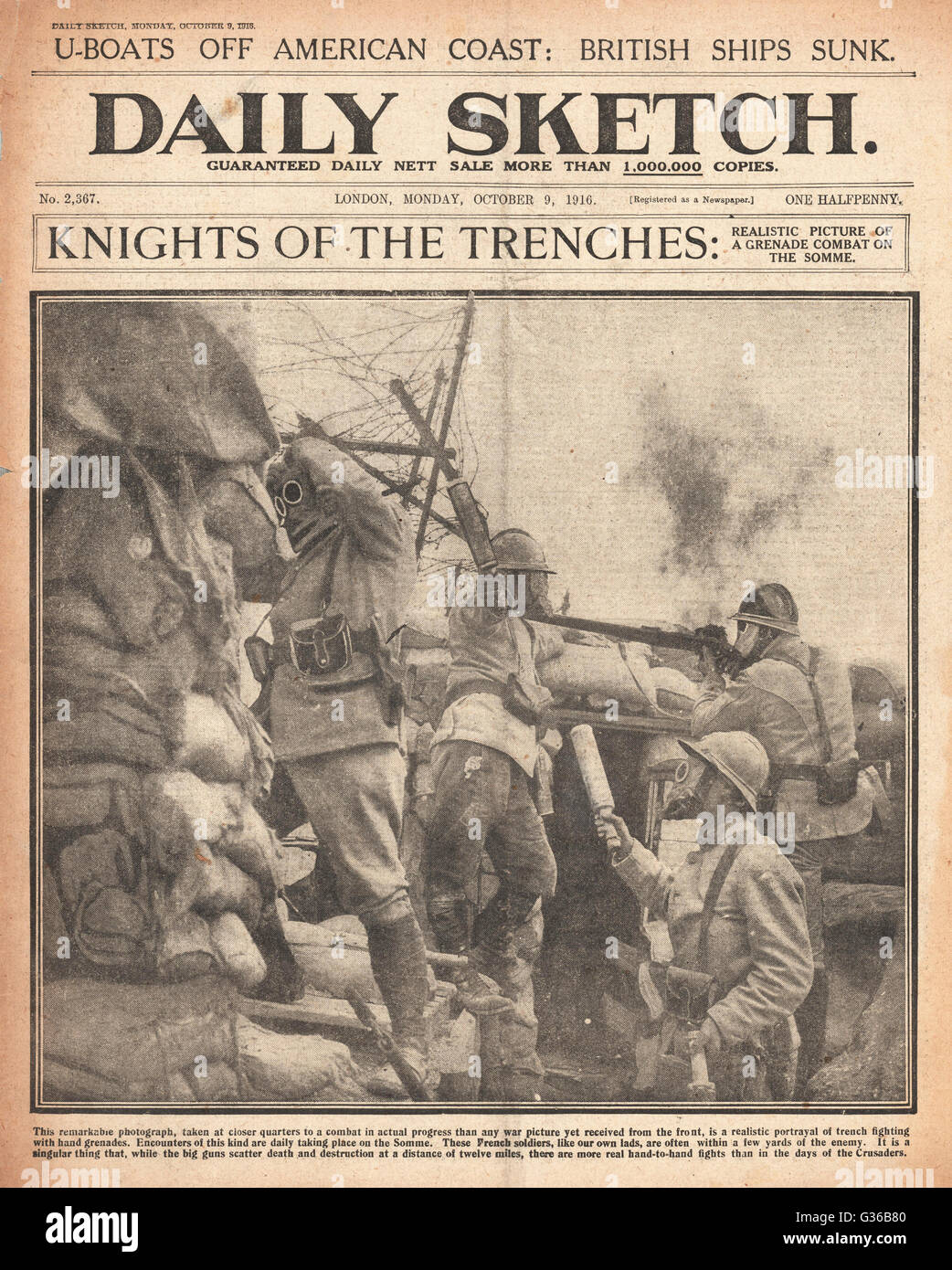 French newspaper 1916 hi-res stock photography and images - Alamy