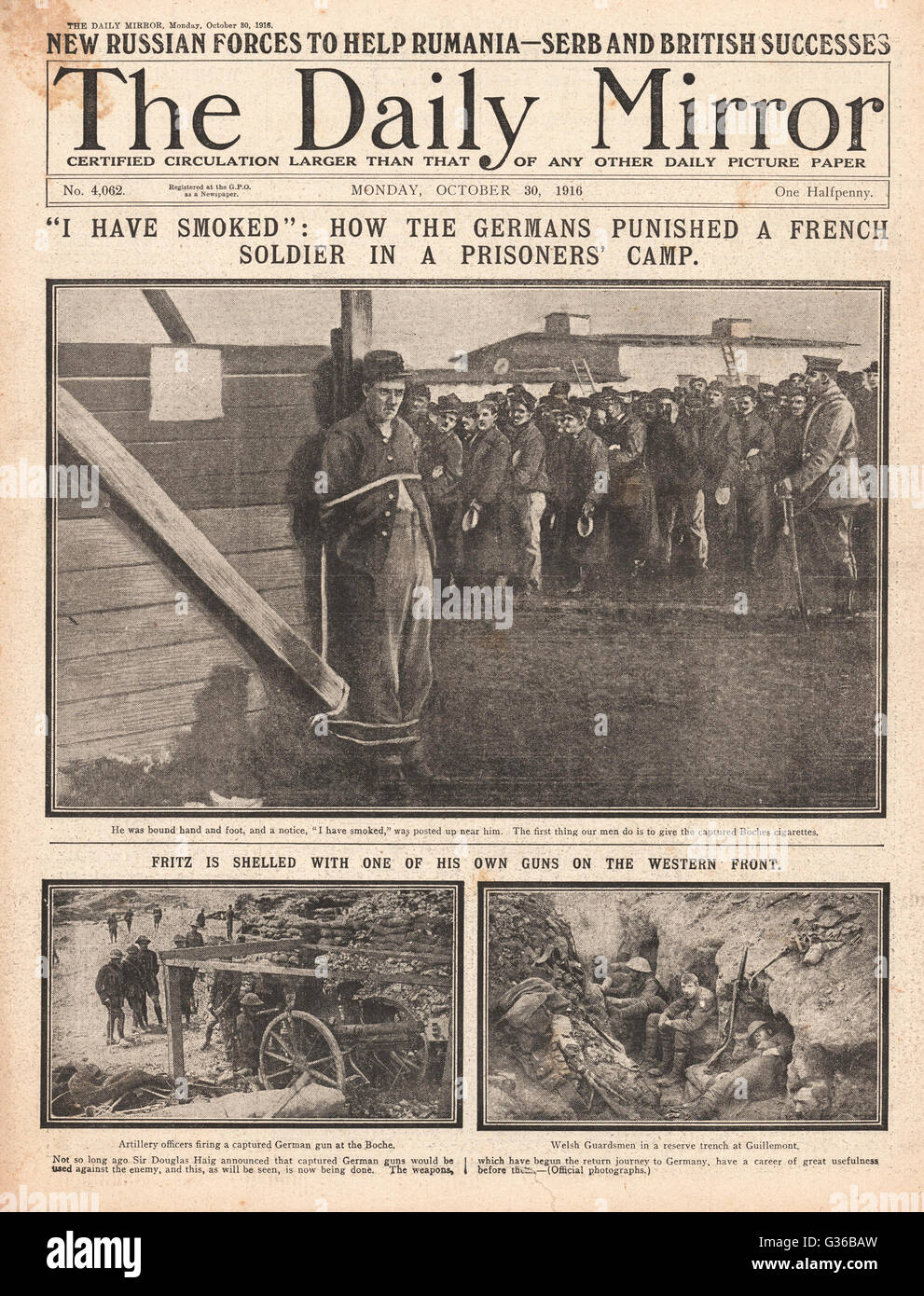 French newspaper 1916 hi-res stock photography and images - Alamy