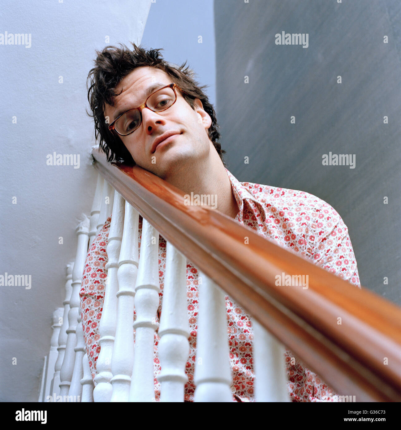 Marcus Brigstocke, English comedian, actor and satirist photographed in ...