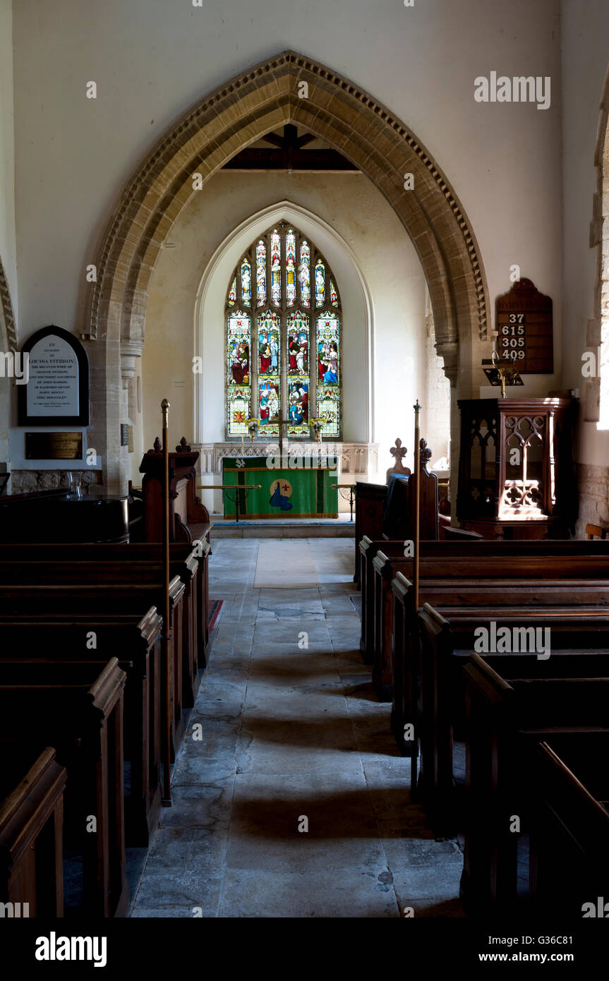 St. Mary`s Church, Grafton Regis, Northamptonshire, England, UK Stock ...