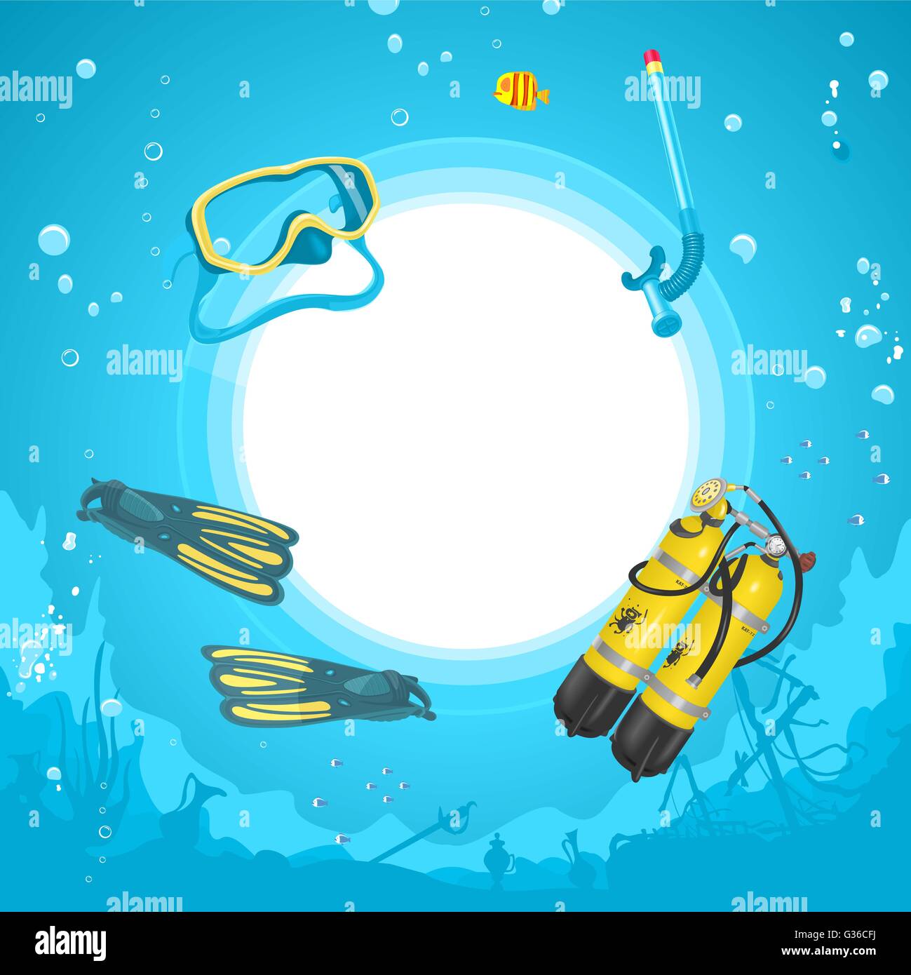 Vector Background Diving Stock Vector Image & Art - Alamy