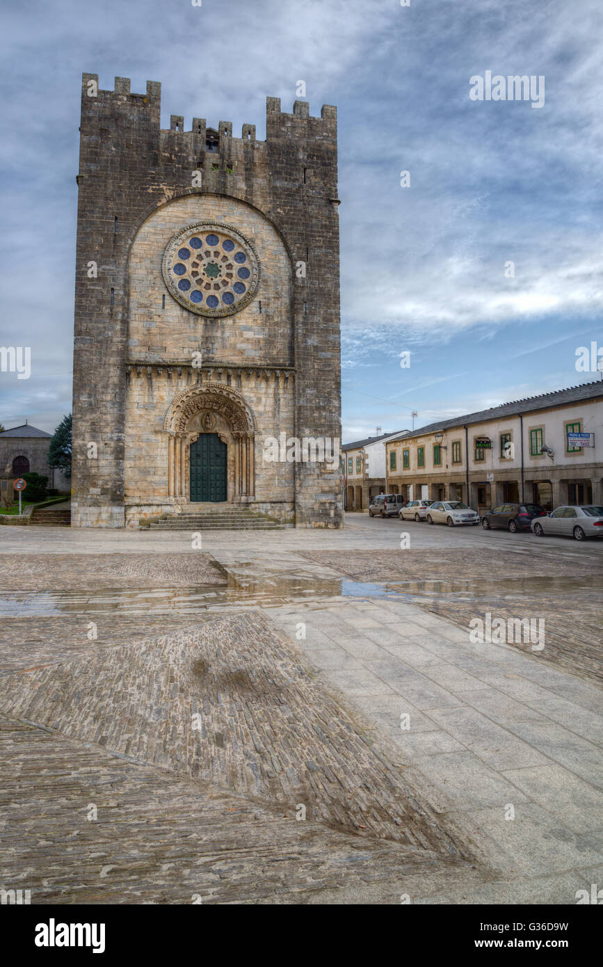 Portomarin Romanic Church in the Camino de Santiago, Lugo, Galicia ...