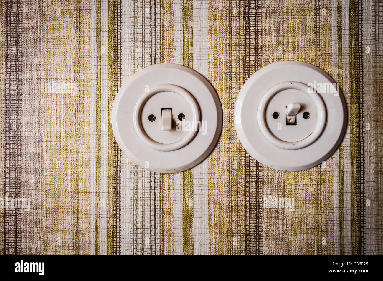 Old fashioned power switch hi-res stock photography and images - Alamy