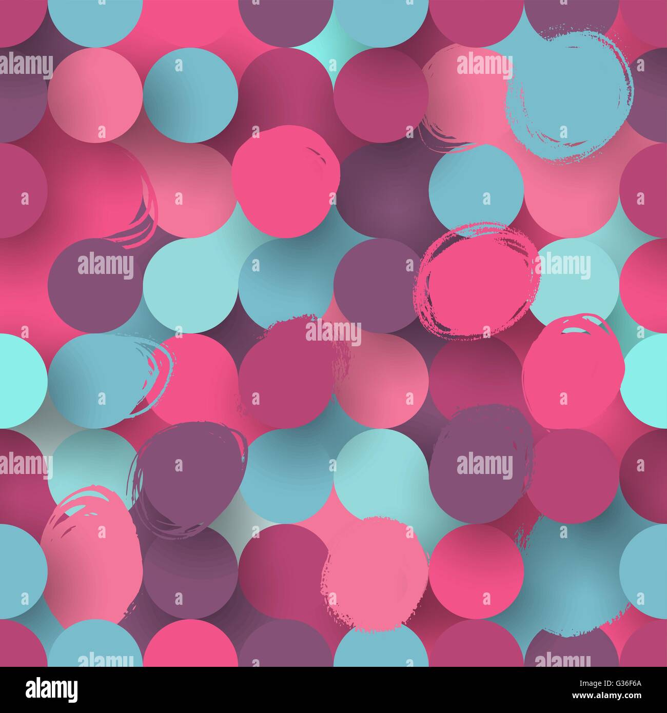 Seamless flat circle background Stock Vector Image & Art - Alamy