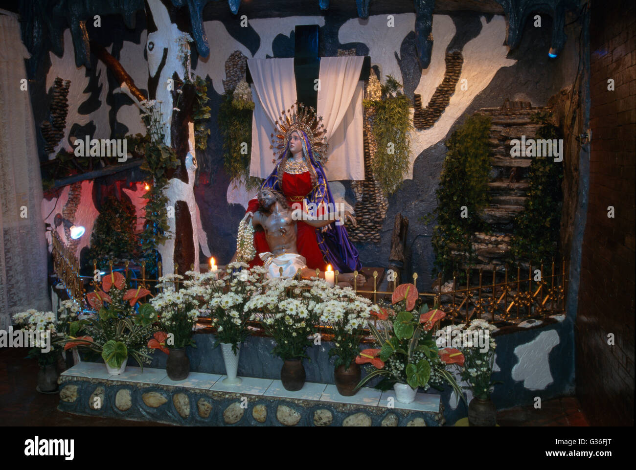 Easter Street Altar, Manila, Philippines Stock Photo - Alamy