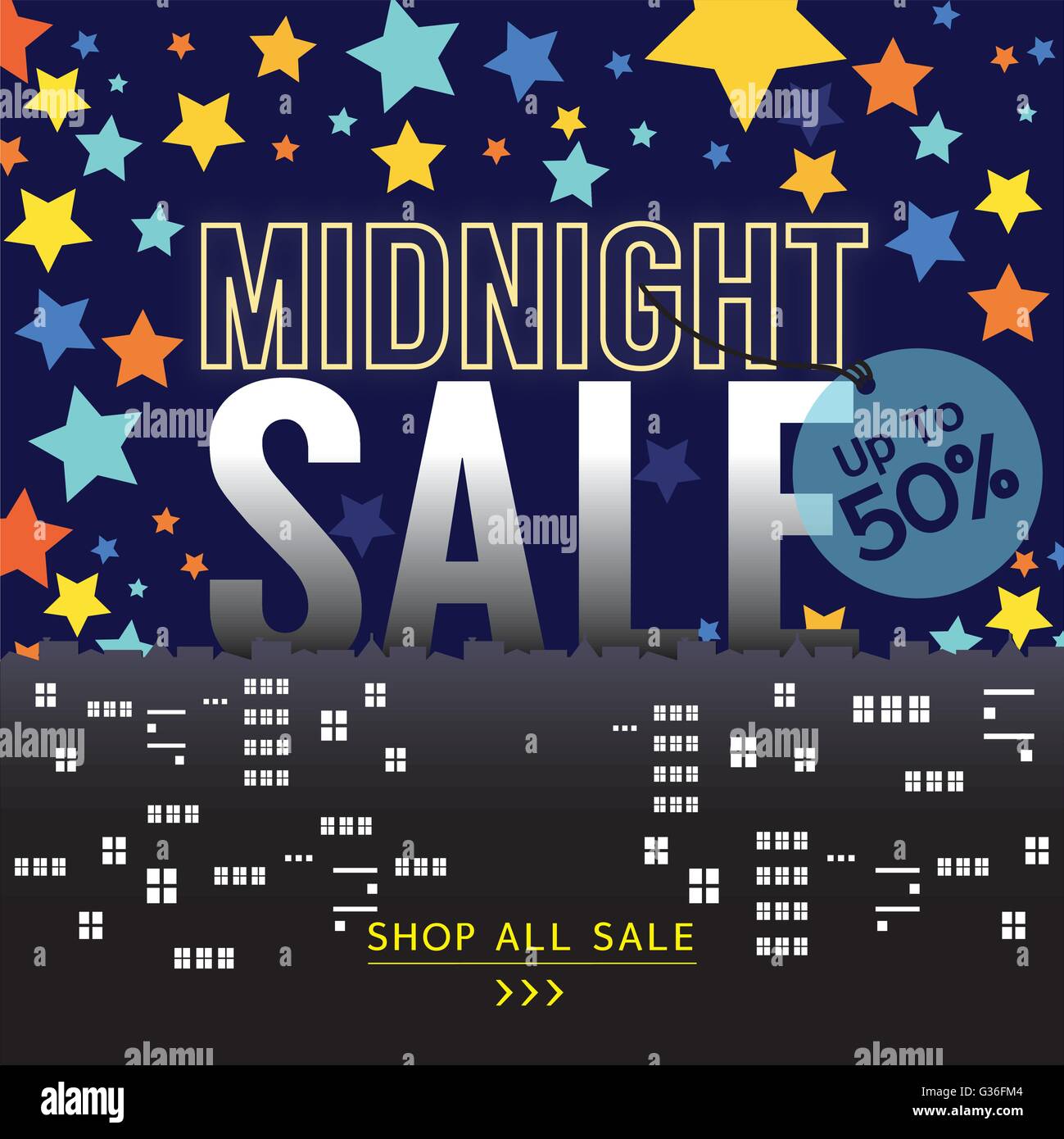 Midnight purchase Stock Vector Images - Alamy