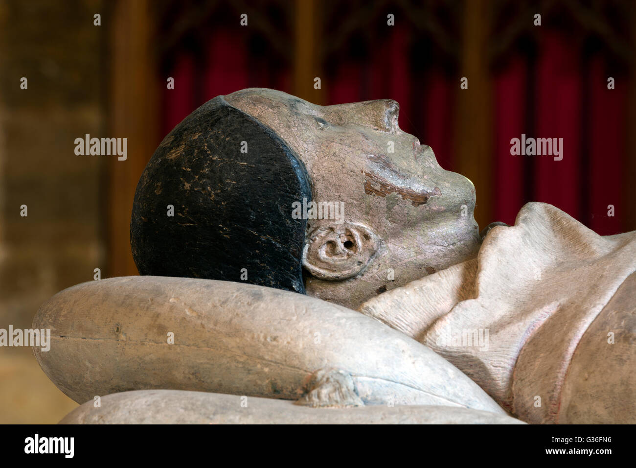 William Sponne tomb detail, St. Lawrence`s Church, Towcester ...