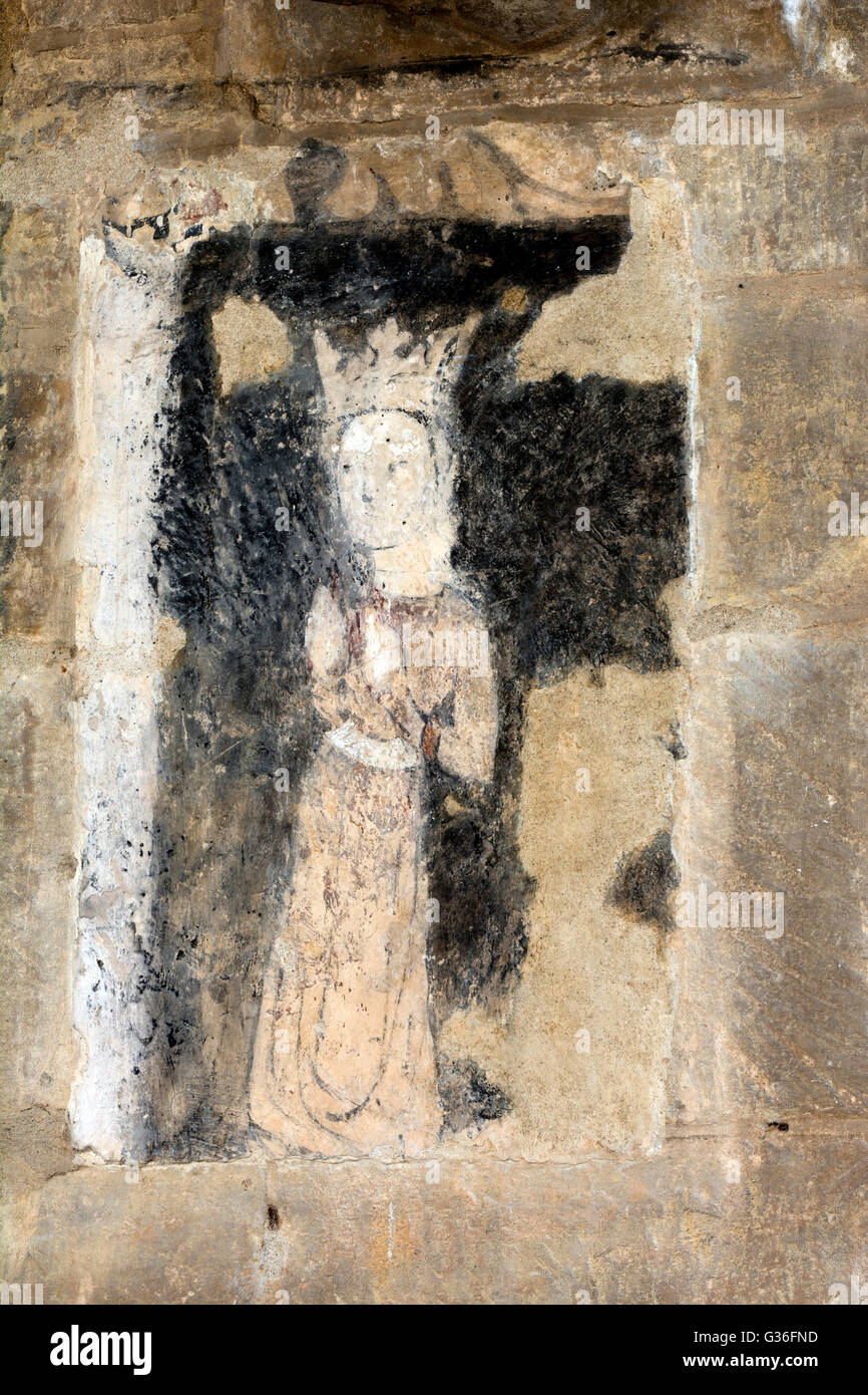 Medieval wall mediaeval paintings hi-res stock photography and images ...