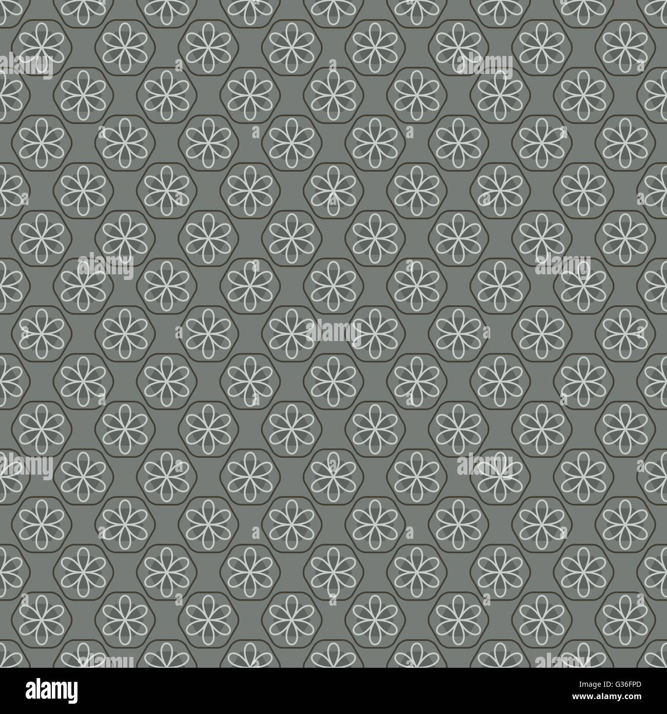 Seamless Vintage Pattern Vector Illustration Stock Vector Image & Art ...