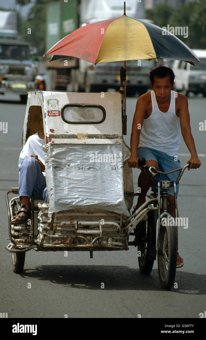 Pedicab manila hi-res stock photography and images - Alamy