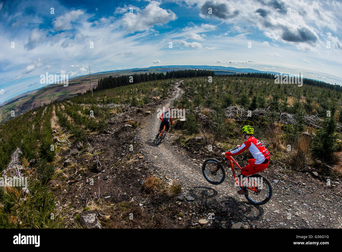 Bike park wales merthyr hi-res stock photography and images - Alamy