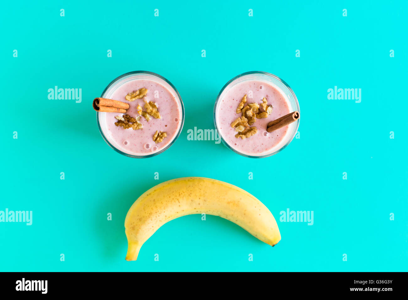 Smoothie face hi-res stock photography and images - Alamy