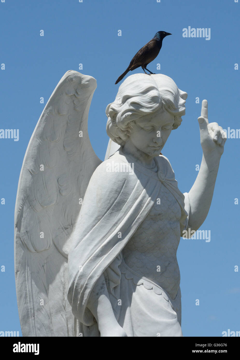 Angel pointing to heaven hi-res stock photography and images - Alamy