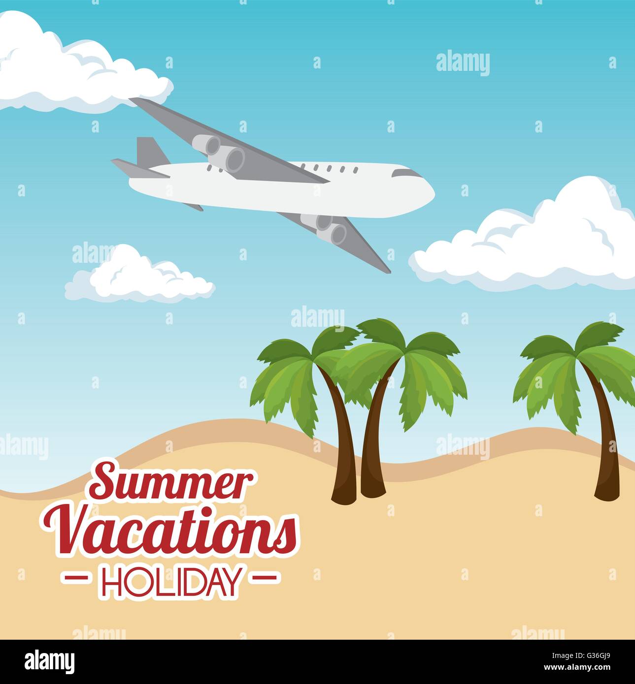 summer vacations design Stock Vector Image & Art - Alamy