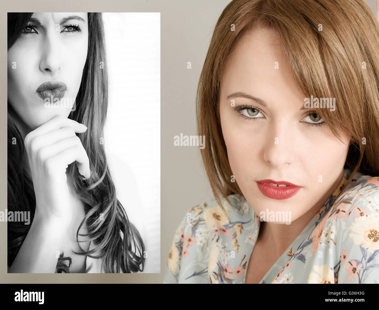 Unhappy sad miserable glum hi-res stock photography and images - Alamy