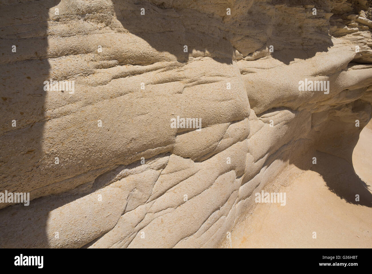 Curved lines of the rocks on the coast of Mediterranean sea, island ...