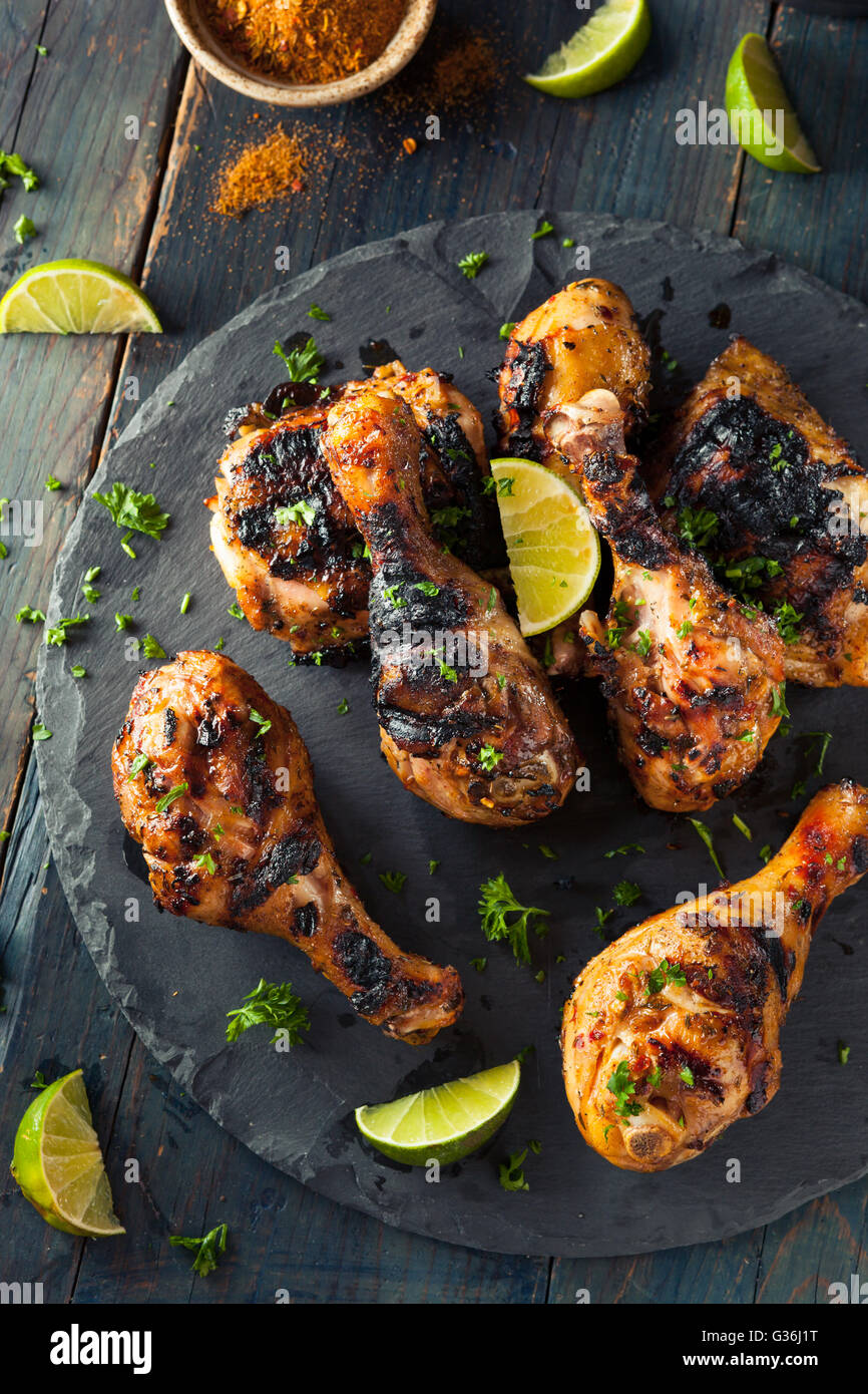 Jamaican jerk chicken hi-res stock photography and images - Alamy