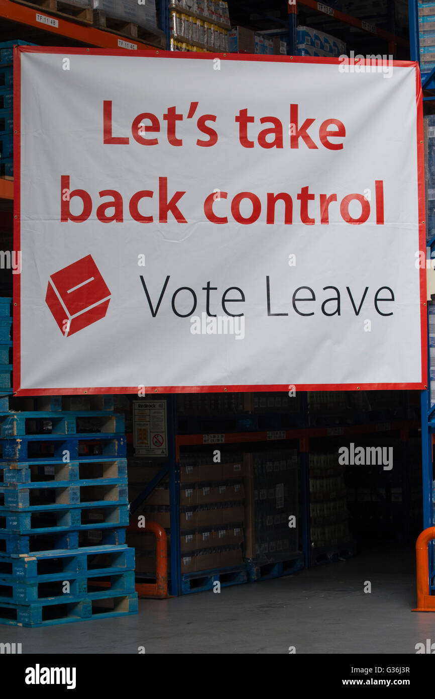 Vote Leave campaign event with Boris Johnson and Michael Gove speaking ...