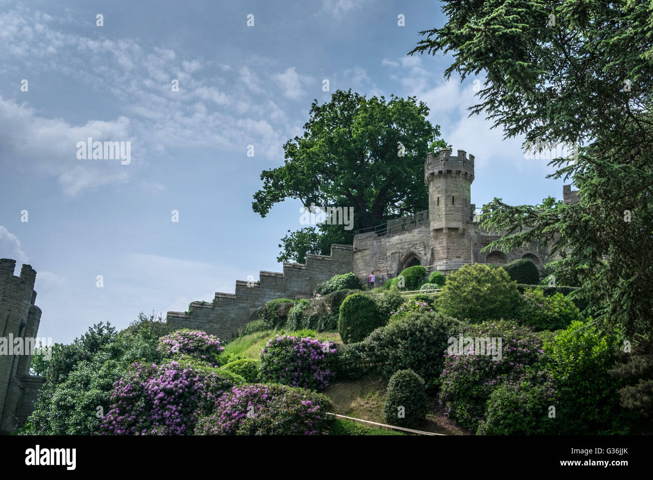 View of Warwick Castle, Warwickshire, UK Stock Photo - Alamy