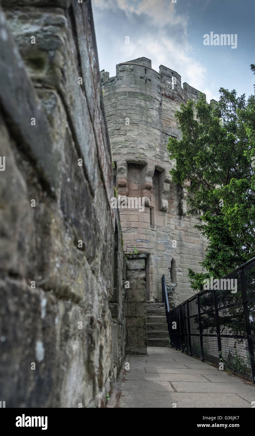View of Warwick Castle, Warwickshire, UK Stock Photo - Alamy