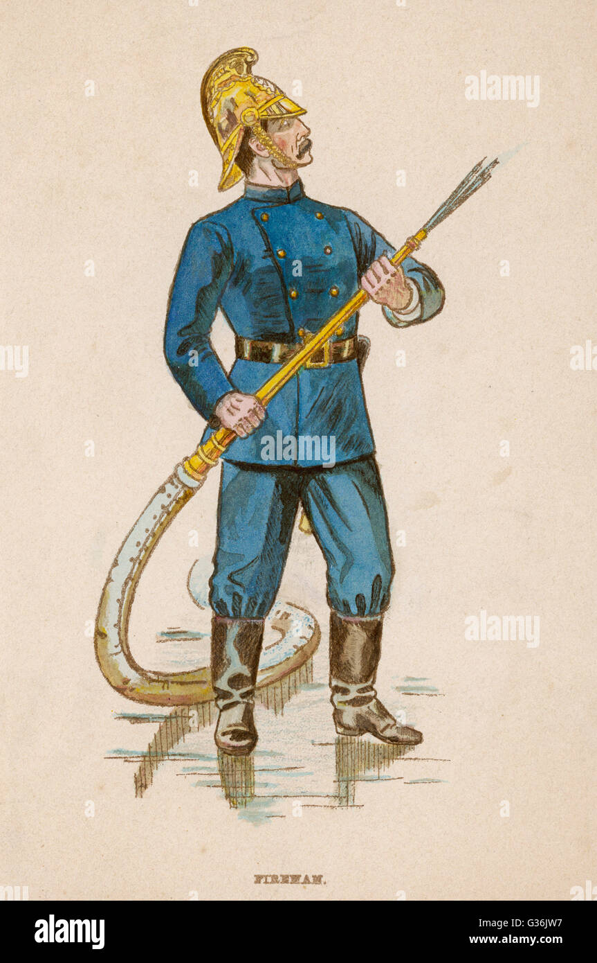 A victorian fireman hosepipe date hi-res stock photography and images ...