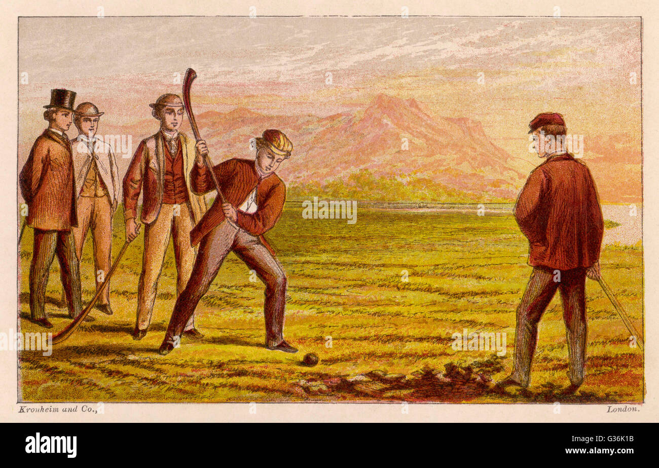 Golf history hi-res stock photography and images - Alamy