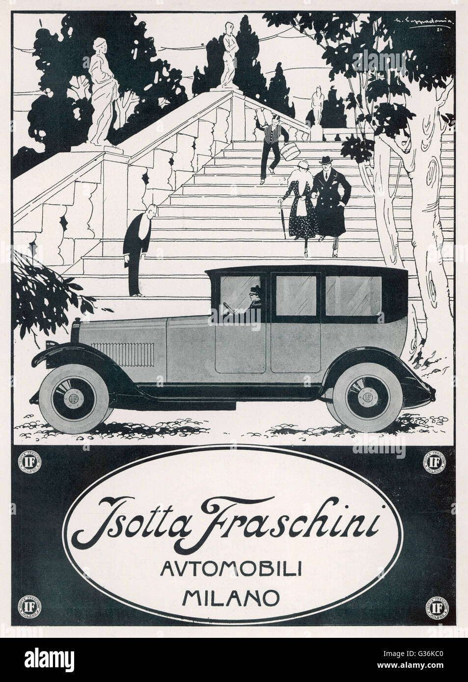 Isotta Fraschini car Stock Photo - Alamy
