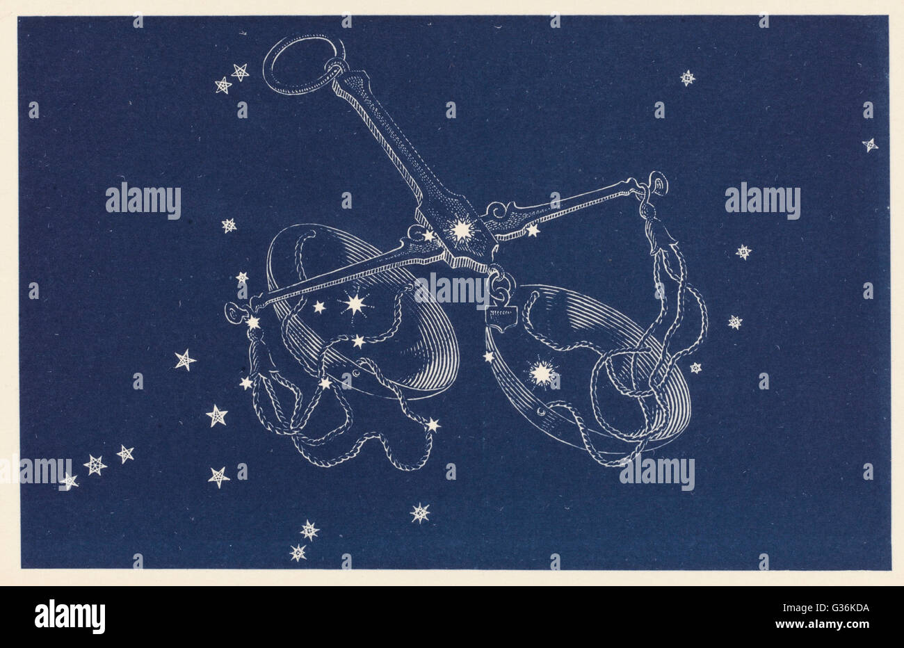 Libra constellation hi-res stock photography and images - Alamy