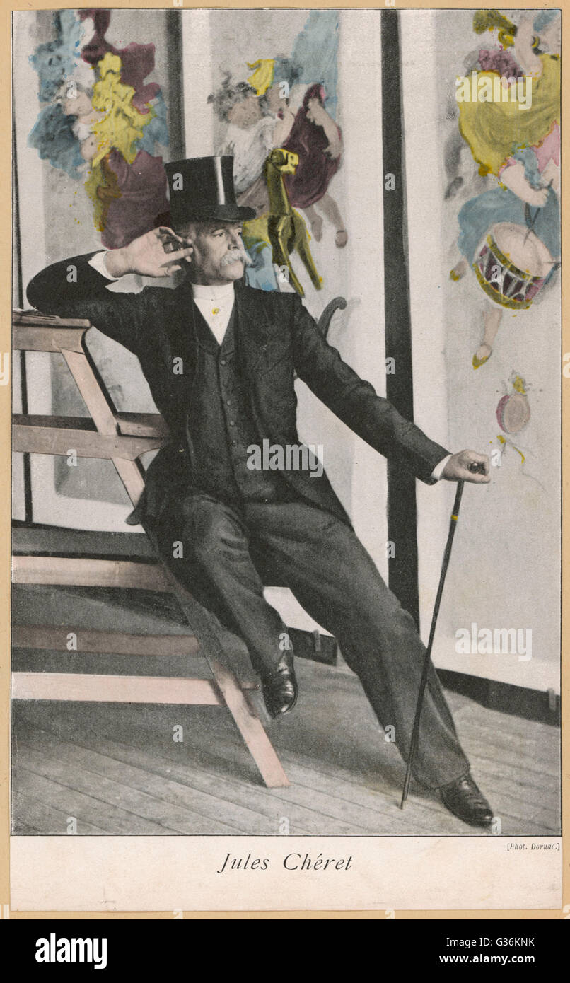 Jules cheret french hi-res stock photography and images - Alamy